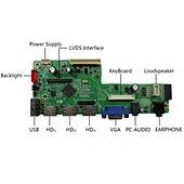 Lvds 40 Pin Lcd Controller Board Usb Power Hdmi Driver Board For Laptop ...